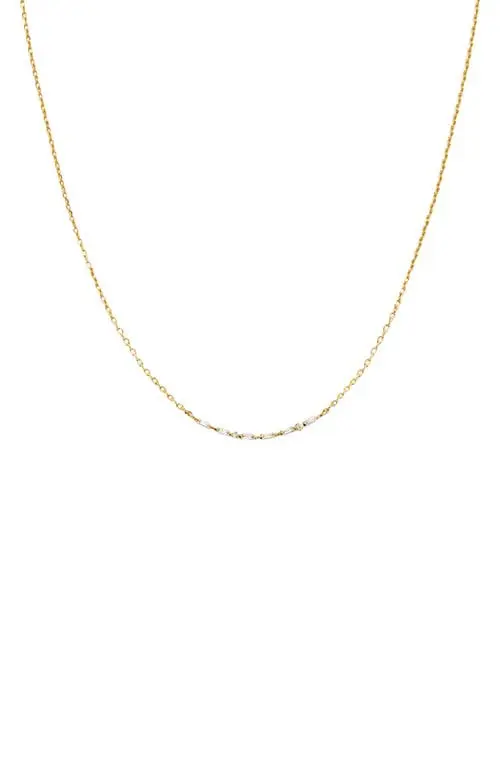 MADE BY MARY Mama Morse Code Chain Necklace - Gold Vermeil