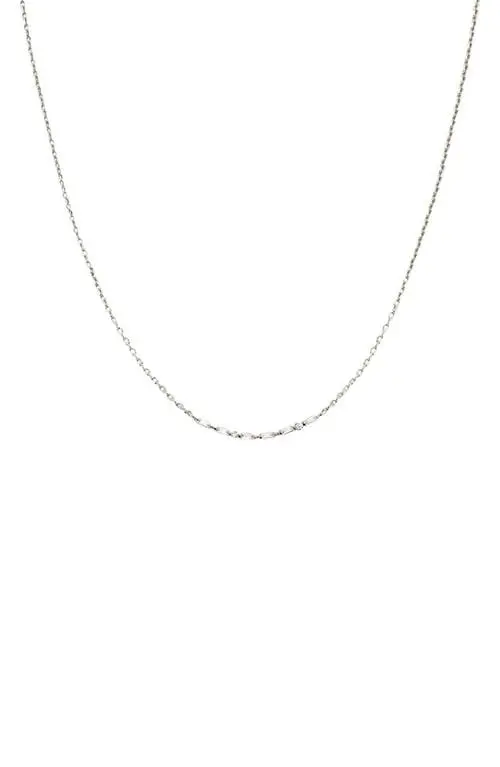 MADE BY MARY Mama Morse Code Chain Necklace - Silver