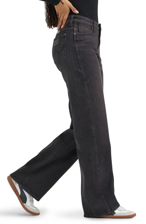 Wrangler High Waist Loose Straight Leg Jeans - Mars
