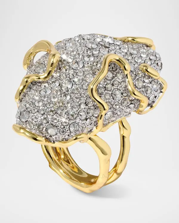Alexis Bittar Solanales Geode Ring - Gold