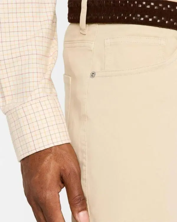 Peter Millar Signature Sateen Five-pocket Pants - Sand