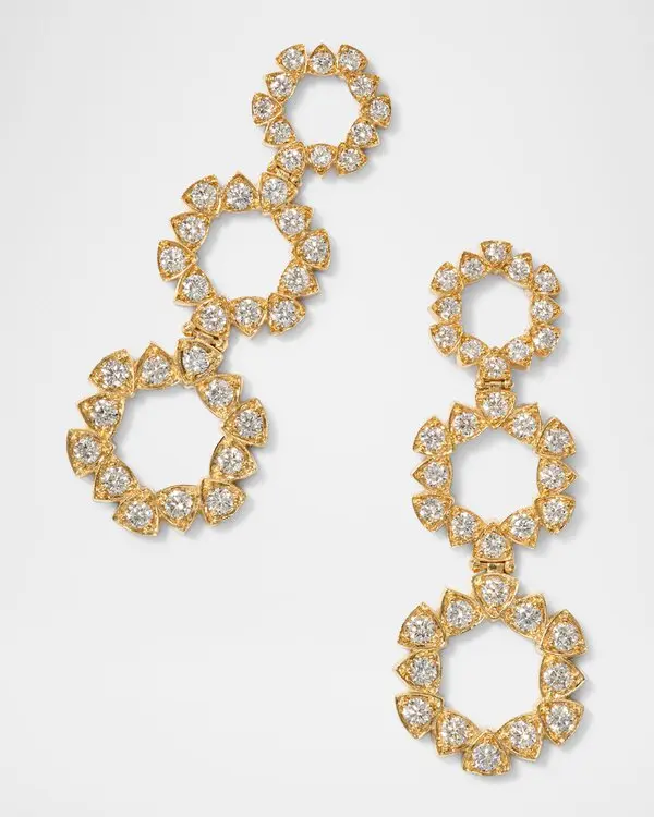 JAMIE TURNER Della Statement Earrings - Diamond