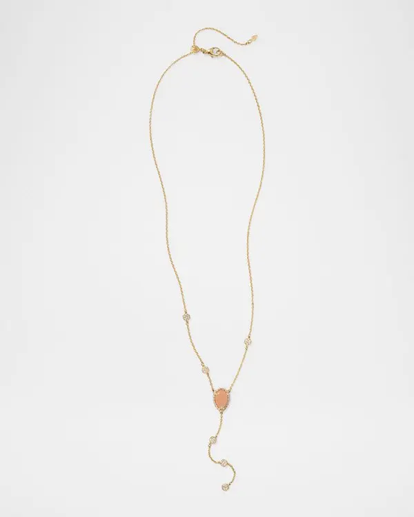 JAMIE TURNER Sparrow Lariat Necklace - Ltpink
