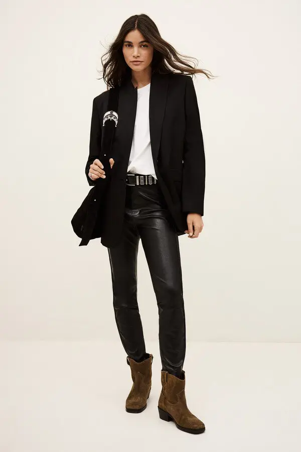 Ba&sh Quany Leather Leggings