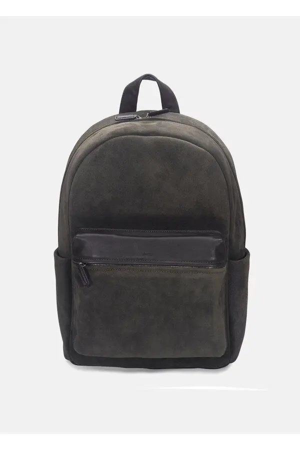 Vince Cavalor Suede Backpack - Green
