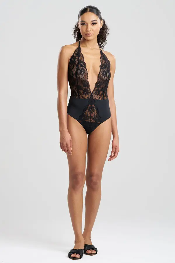 Natori Fleur Teddy - Black