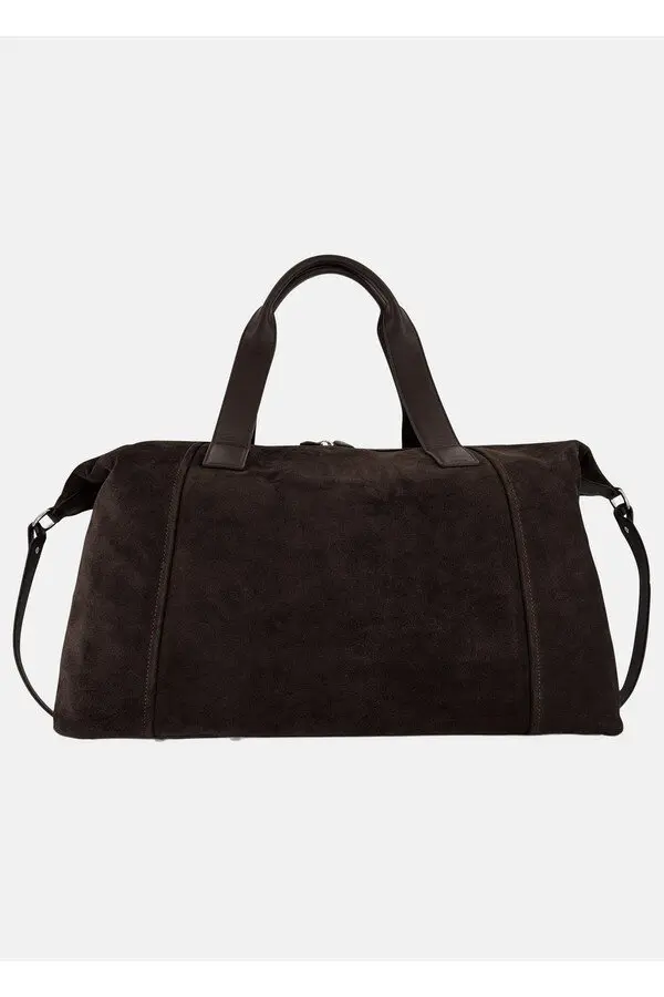 Vince Westmore Suede Duffle Bag - Red