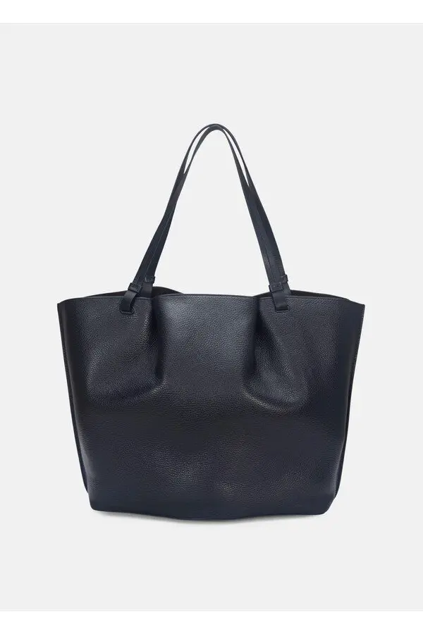 Vince Ava Leather Tote - Black