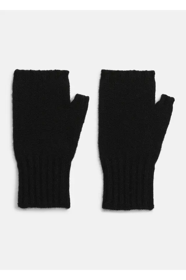 Vince Cashmere Hand Warmers - Black