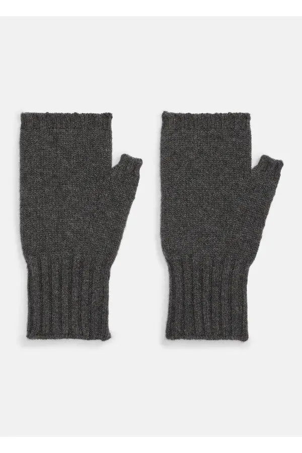 Vince Cashmere Hand Warmers - Charcoal