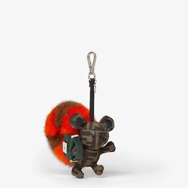 Fendi Furette Charm - Brown