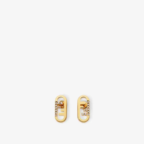 Fendi O'lock Motif Earrings
