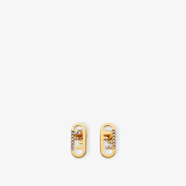 Fendi O'lock Motif Earrings