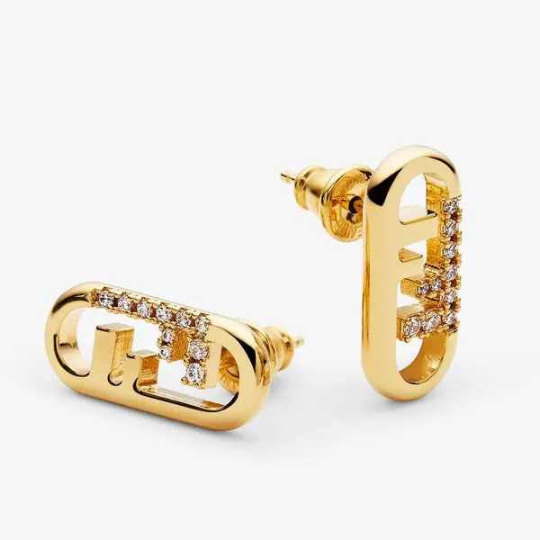 Fendi O'lock Motif Earrings
