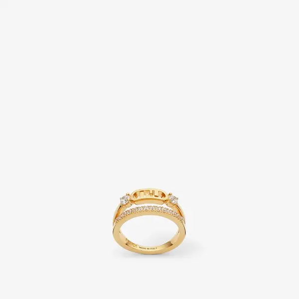 Fendi O'lock Ring - Gold