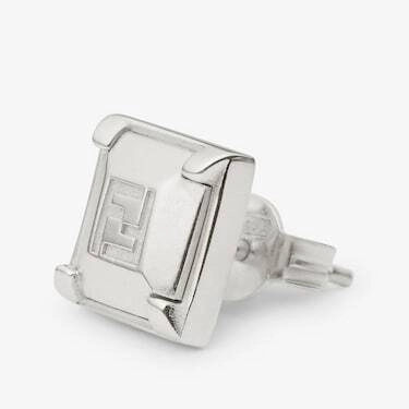 Fendi 925 Sterling Earring With Ff Motif