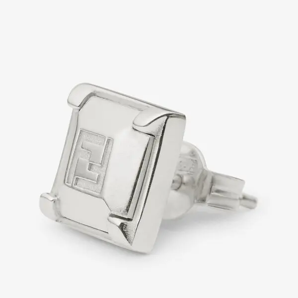 Fendi 925 Sterling Earring With Ff Motif
