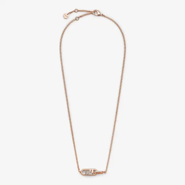 Fendi O'lock Necklace - Pink
