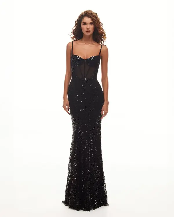 MILLA Sensational Sequined Maxi Gown