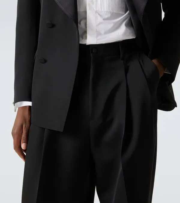 Dolce & Gabbana Wool And Silk-blend Gabardine Suit Pants