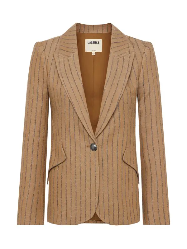 L'Agence Chamberlain Striped Blazer