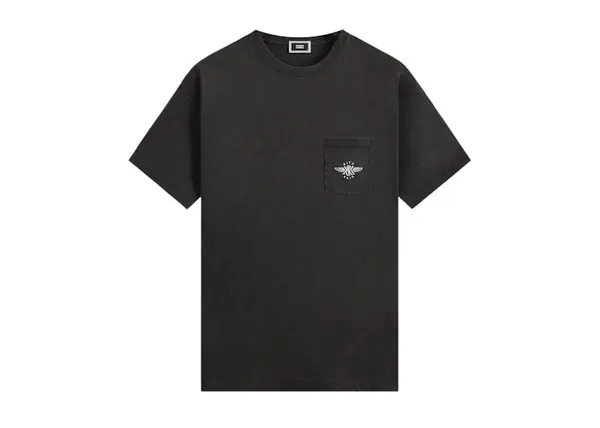 Kith Kin Wing Logo Pocket Vintage Tee Shirt