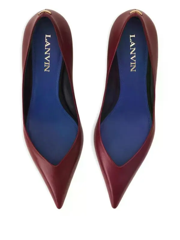 LANVIN Sculpted-heel Pumps - Red