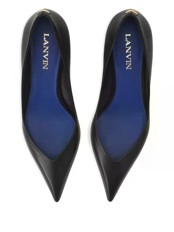 LANVIN 50mm Sculpted-heel Pumps - Black