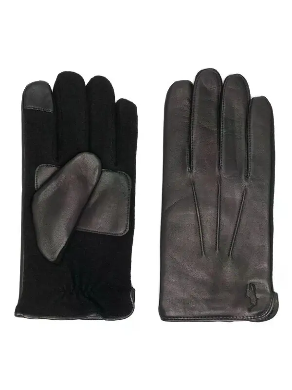 Polo Ralph Lauren Leather Gloves - Black