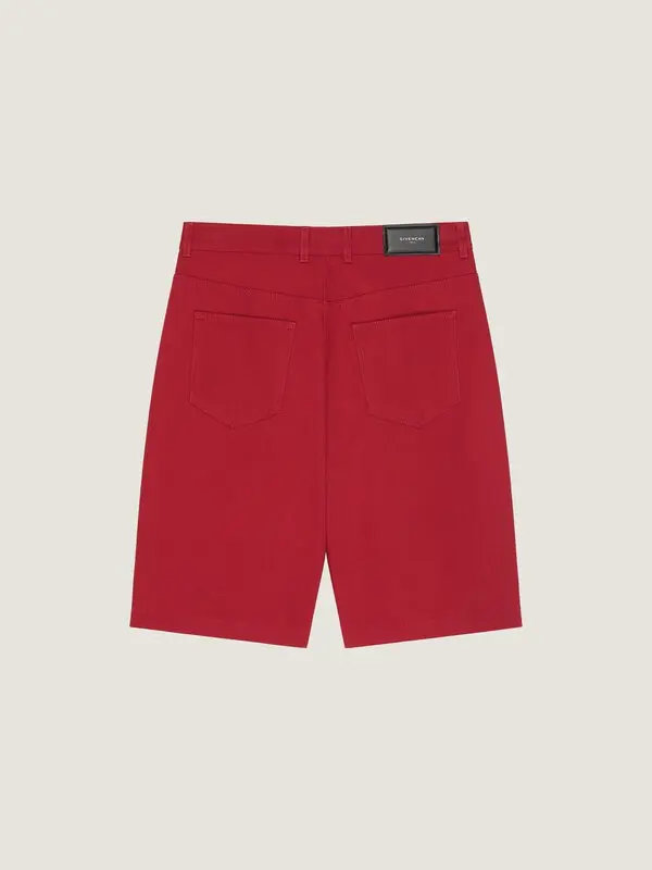Givenchy Overdyed Denim Bermuda Shorts