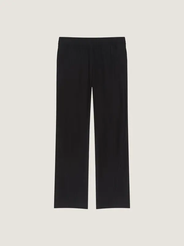 Givenchy Couture Seam Joggers In Fleece Embroidered Paris - Black