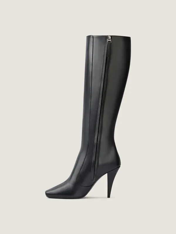 Givenchy Sliced Square Leather Boots