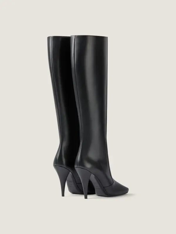 Givenchy Sliced Square Leather Boots