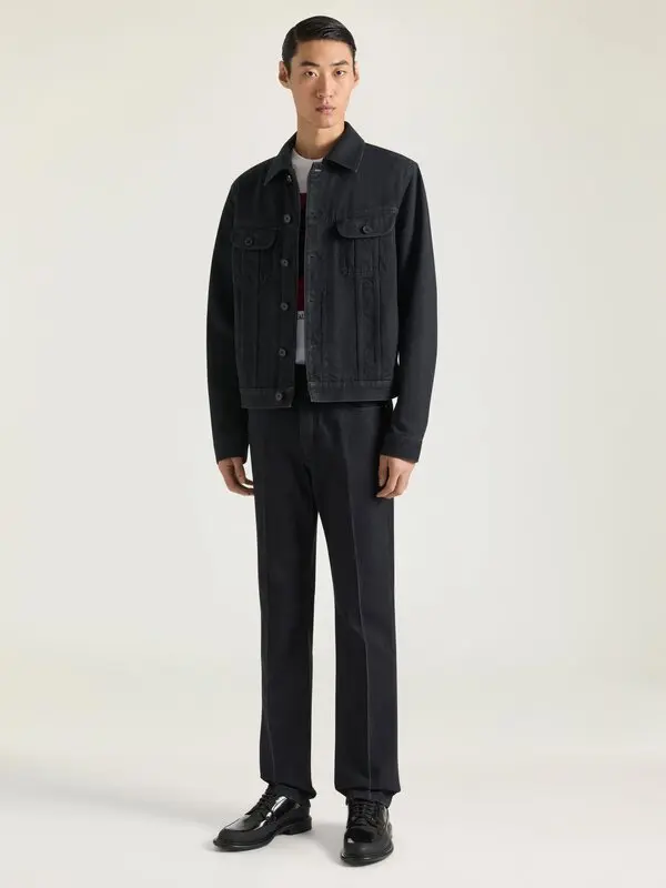 Givenchy Straight Fit Jeans With Crease Effect - Black
