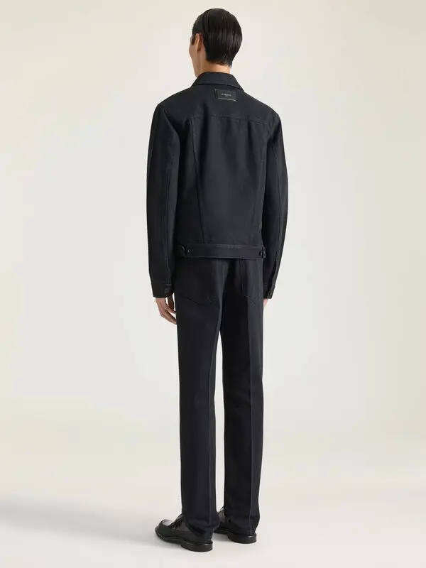 Givenchy Straight Fit Jeans With Crease Effect - Black
