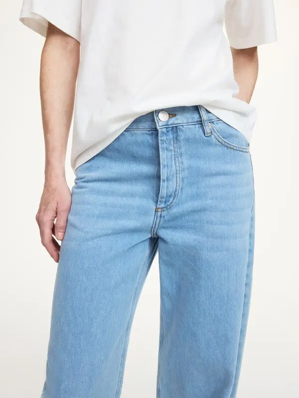 BY MALENE BIRGER Vinola Organic Cotton Jeans - Denim Blue