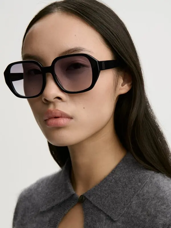 BY MALENE BIRGER Milla Sunglasses - Black