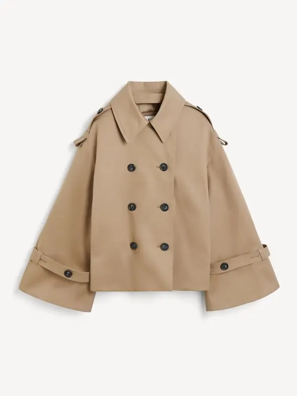 BY MALENE BIRGER Alisandra Trench Jacket - Fosil