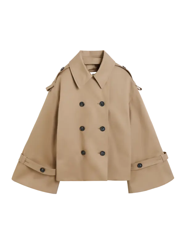 BY MALENE BIRGER Alisandra Trench Jacket - Fosil