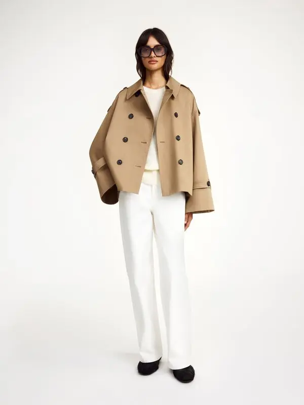BY MALENE BIRGER Alisandra Trench Jacket - Fosil