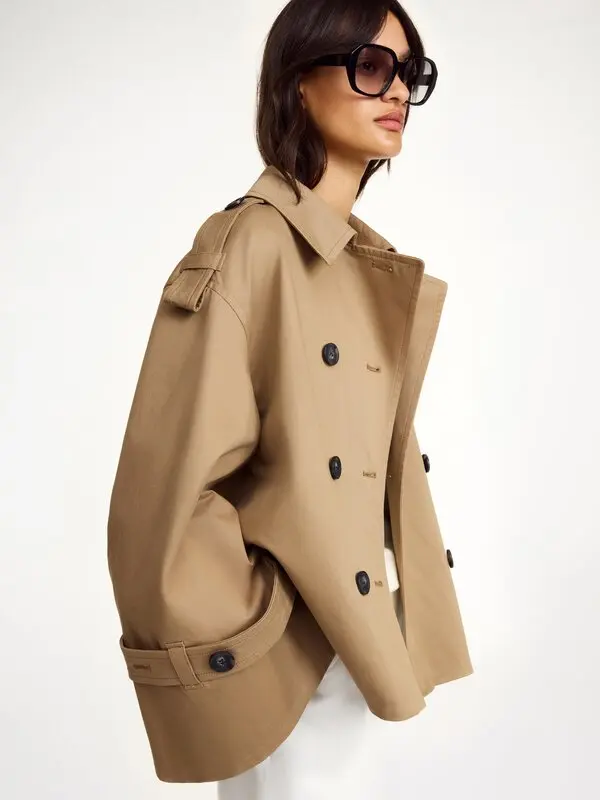 BY MALENE BIRGER Alisandra Trench Jacket - Fosil