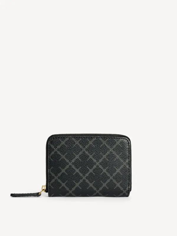 BY MALENE BIRGER Elia Printed Coin Purse - Charcoal