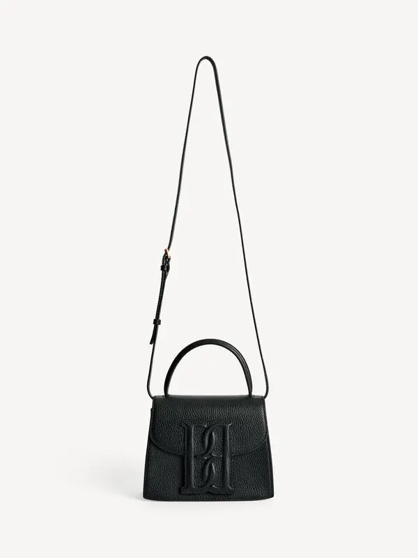 BY MALENE BIRGER Ramil Leather Shoulder Bag - Black