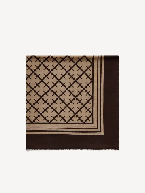 BY MALENE BIRGER Cornelis Wool Scarf - Dark Mahogany