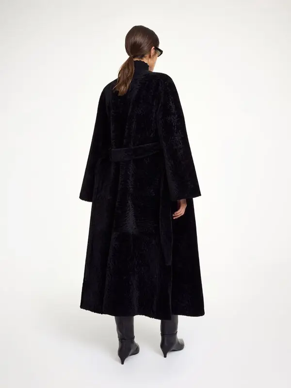 BY MALENE BIRGER Sandria Shearling Coat