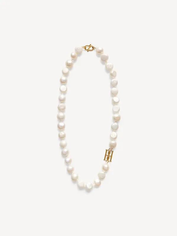 BY MALENE BIRGER Herle Pearl Necklace - Soft White