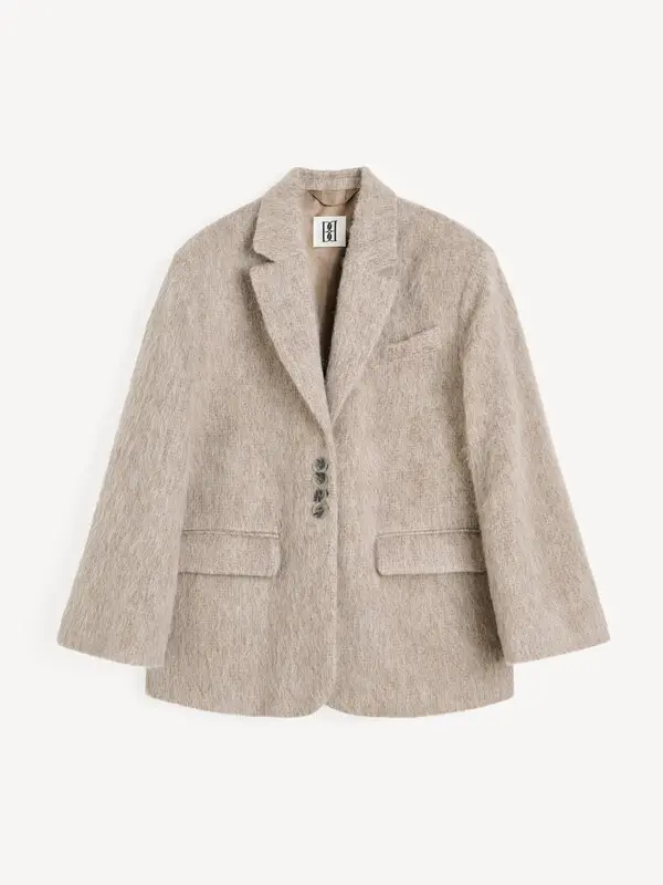 BY MALENE BIRGER Biena Single-breasted Blazer - Cobblestone