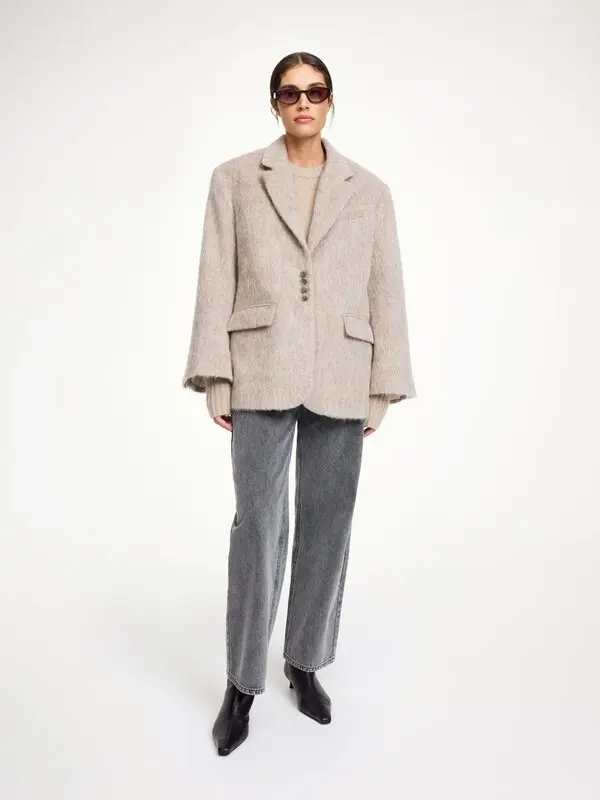 BY MALENE BIRGER Biena Single-breasted Blazer - Cobblestone