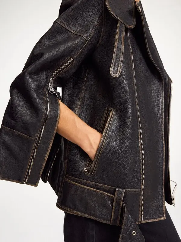 BY MALENE BIRGER Beatrisse Leather Jacket