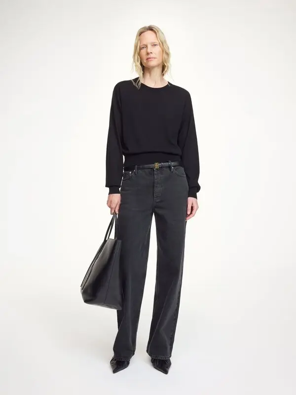 BY MALENE BIRGER Mantea Wool-blend Sweater - Black